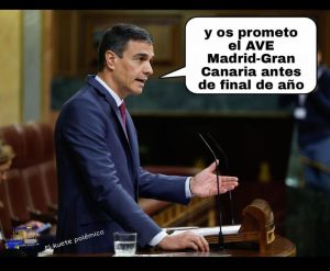 Meme Pedro Sánchez AVE – Invequa