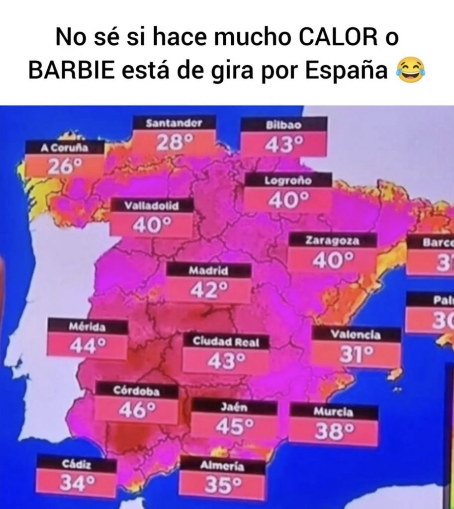 Meme ola de calor Barbie – Invequa